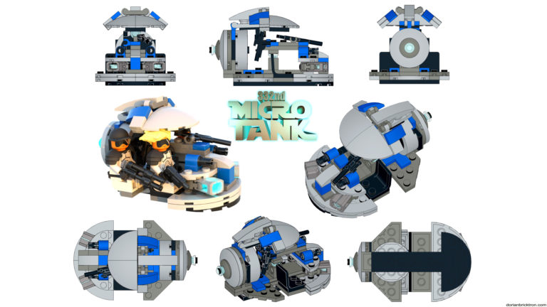 Star Wars: 332nd MICRO TANK, LEGO 75359 alternate build • Dorian Bricktron